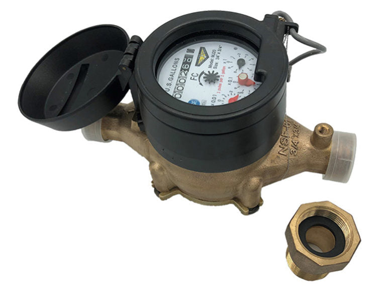 M&E MJ 1" LF Bronze 1 Pulse/1 USG – SUBMTR