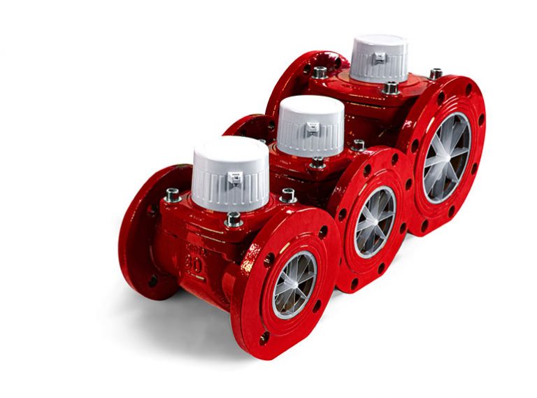 M&E 3" Turbine LF CI Hot 1 Pulse/100 USG – SUBMTR